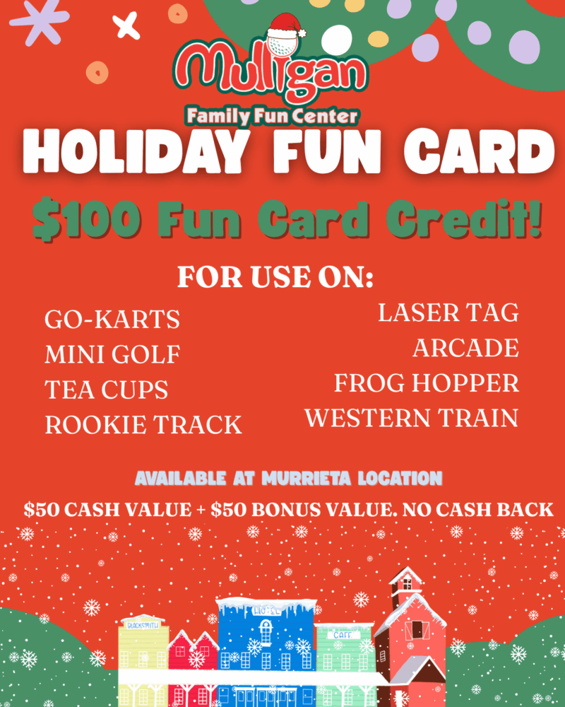 Family Things to Do in Murrieta | Mulligan Family Fun Center